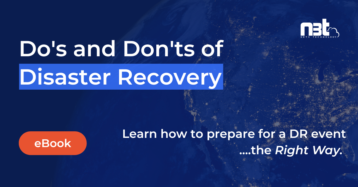 Do's and Don'ts of Disaster Recovery